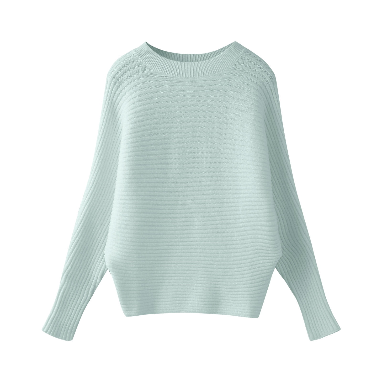 Splozh Girl's Oversized Crewneck Fall Sweaters Kids Batwing Long Sleeve ...