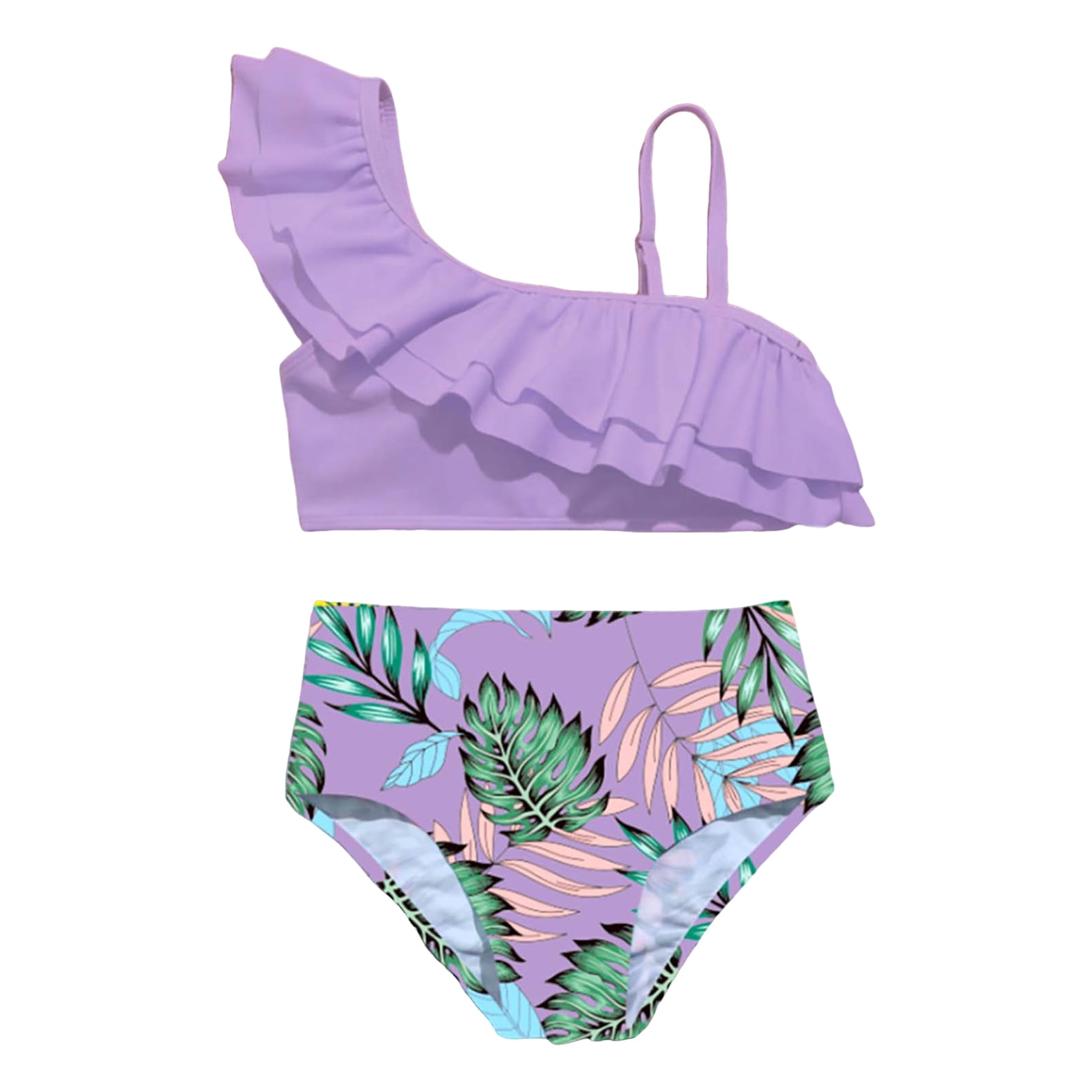 Splozh Girls Swimsuits Girls Bikini Beach Swimwear 2 Piece Swimsuits ...