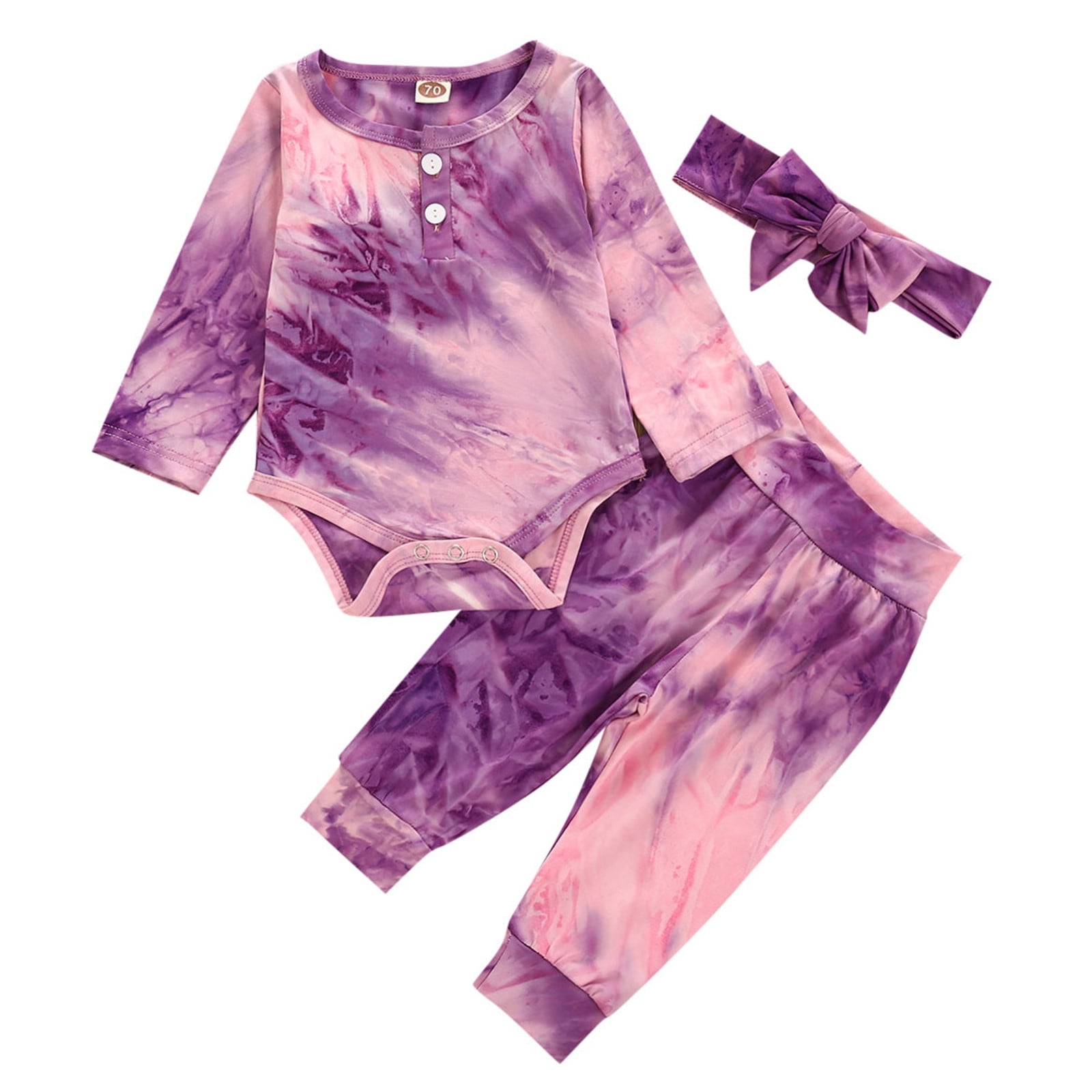 Splozh Infant Girl Clothes Newborn Baby Girl Clothes Outfit Set Ruffle ...