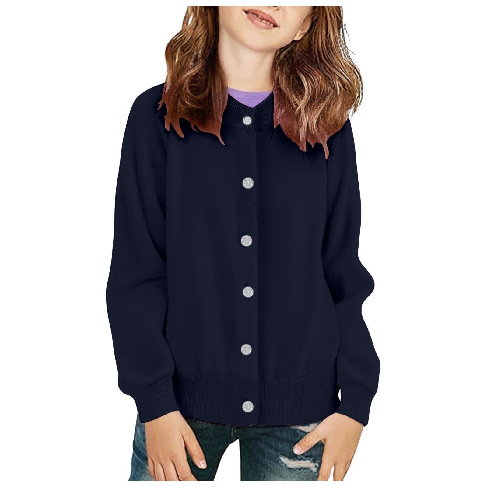 Splozh Knit Sweater Baby Baby Cardigan Sweater Long Sleeve Button Cable ...