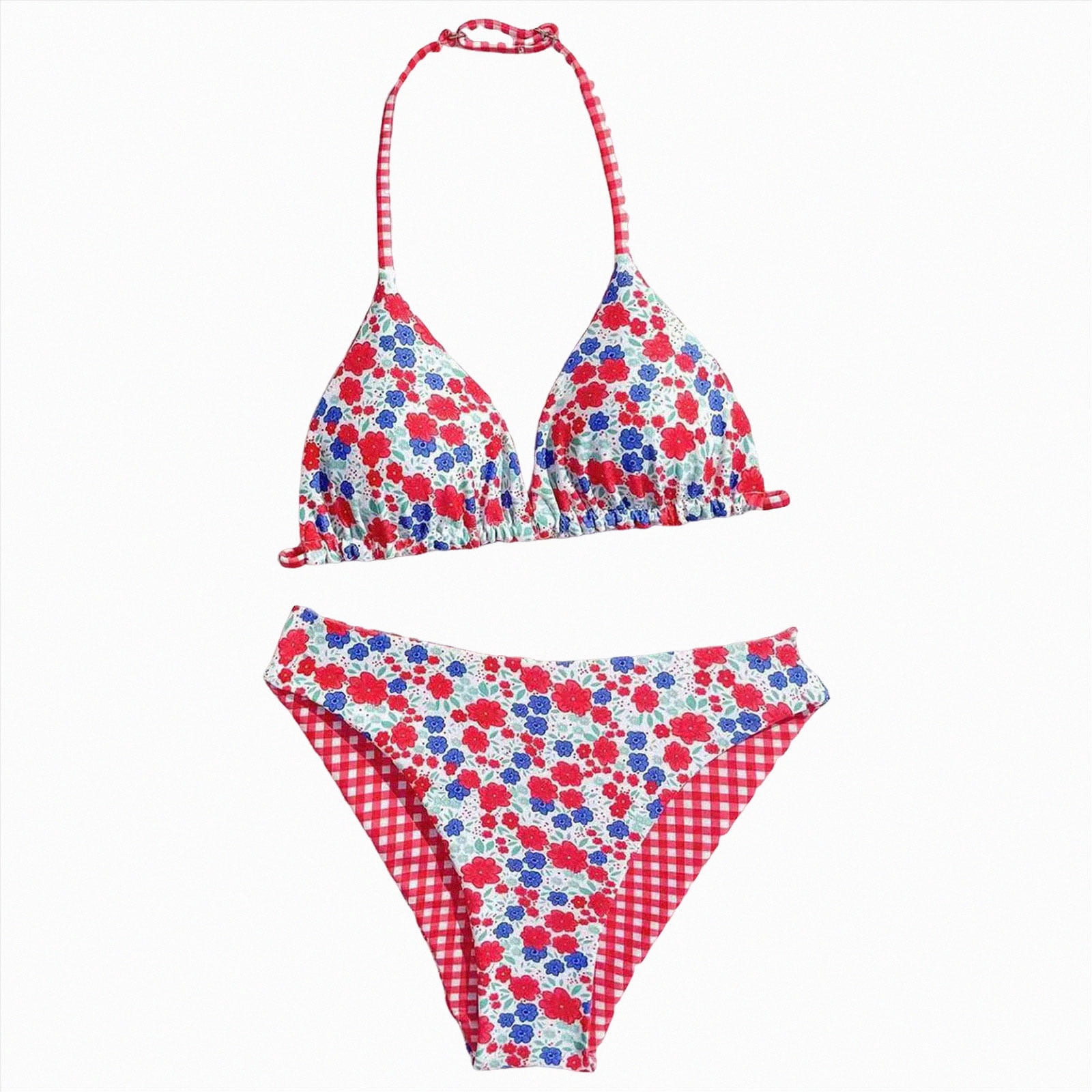 Splozh Swimsuits for Girls 7-12 Years Girl's Cherry Print Bikini Set ...