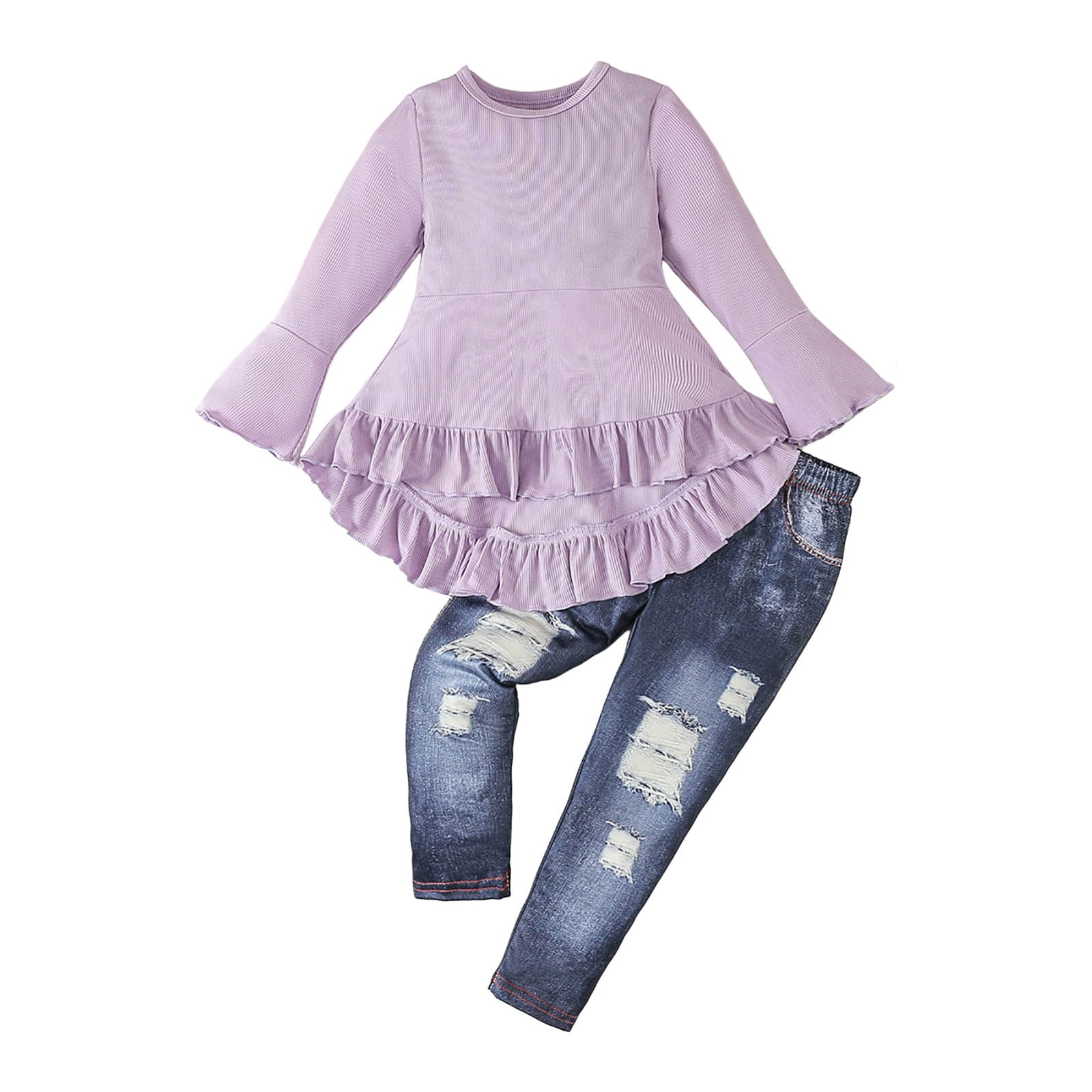 Splozh Toddler Girls Fall Clothes Toddler Baby Girl Clothes Girl Long ...