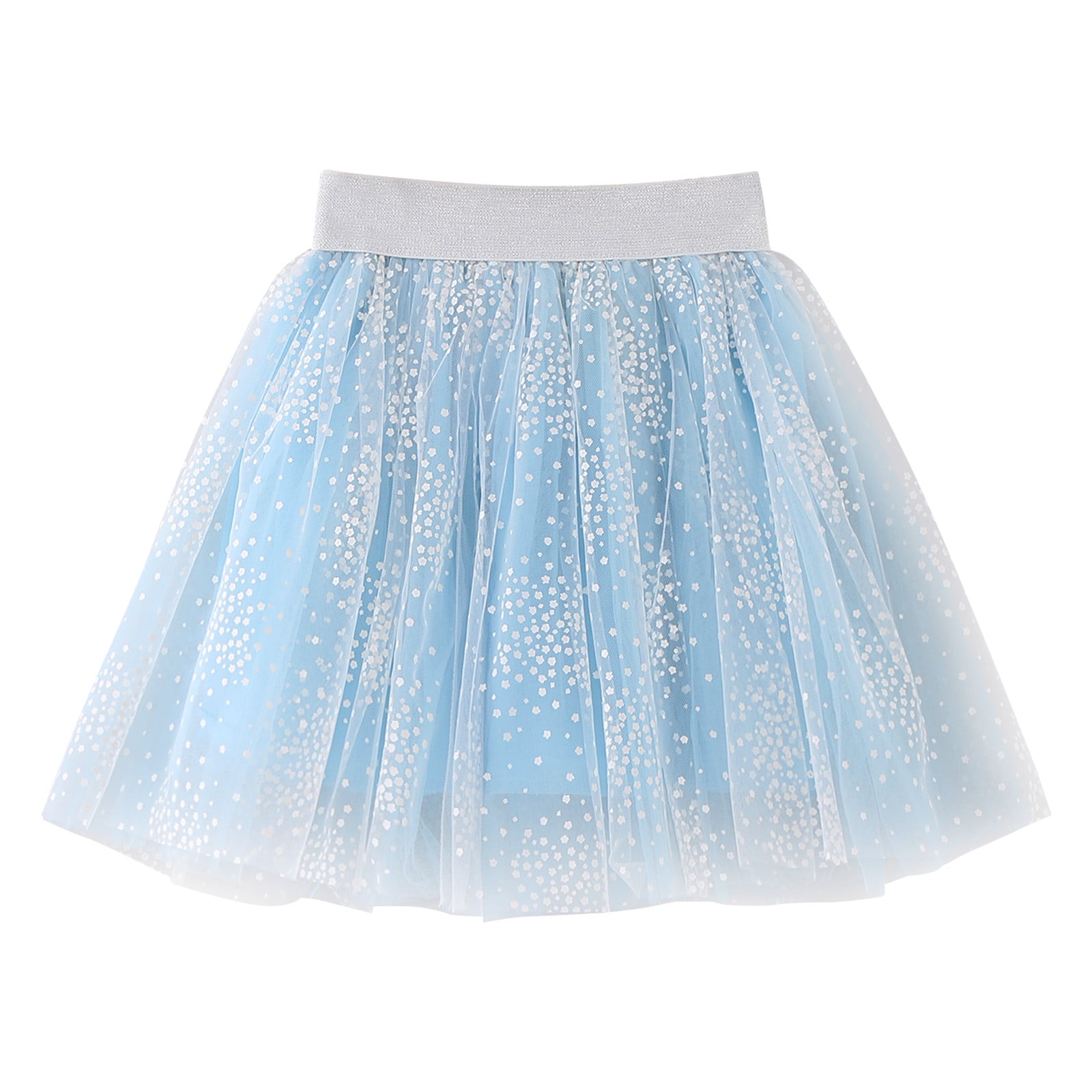 Splozh Toddler Girls Layered Tutu Skirt Sparkling Sequin Tulle Dance ...