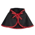Spo.o.k.y Dev.il Horns & Bowtie Hat Red Black & Orange Mini Doggy Cape ...