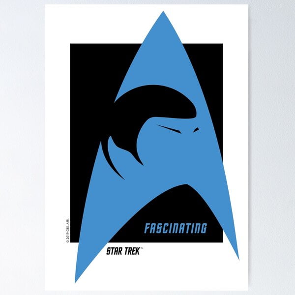 Spock Fascinating Star Trek Original Series Poster Wall Art, Modern ...