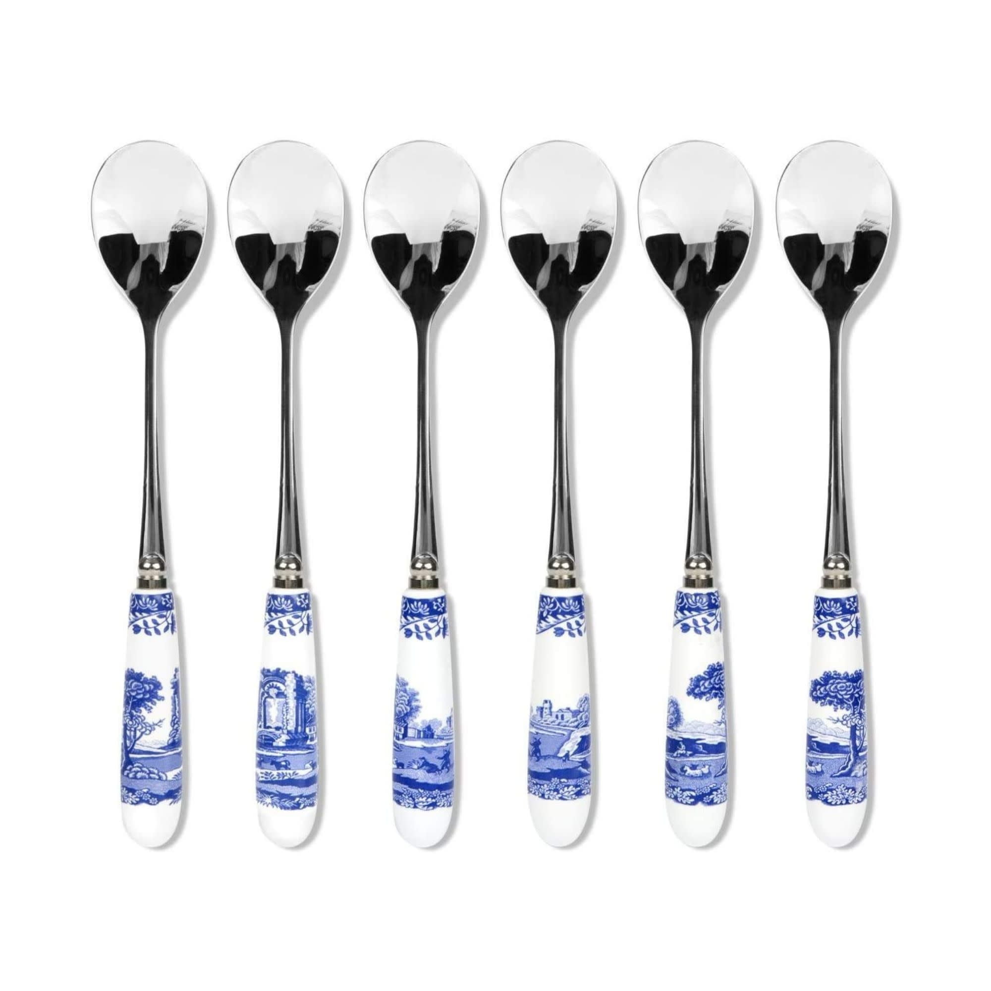 Spode Blue Italian Tea Spoons (Set of 6) - Walmart.com