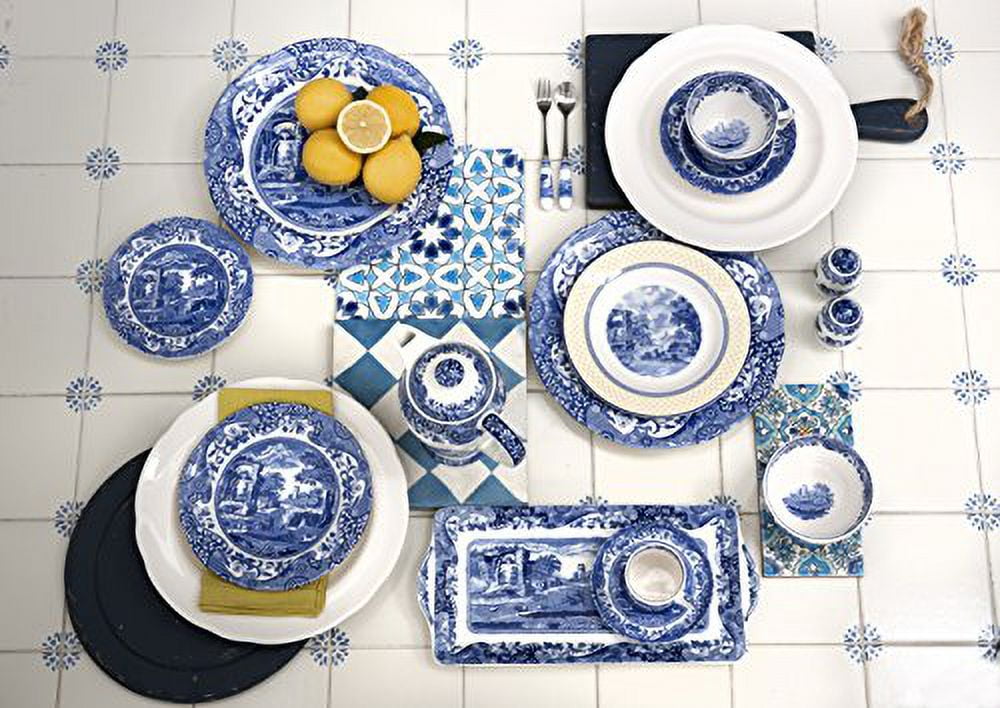 Spode Blue Italian Dinner Plates - Set of 4 (10.5 inch Dinner Plate ...