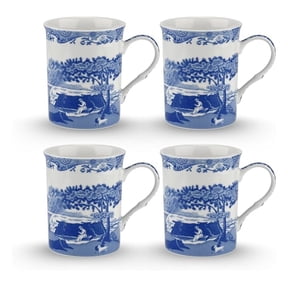 Blue And White Mugs