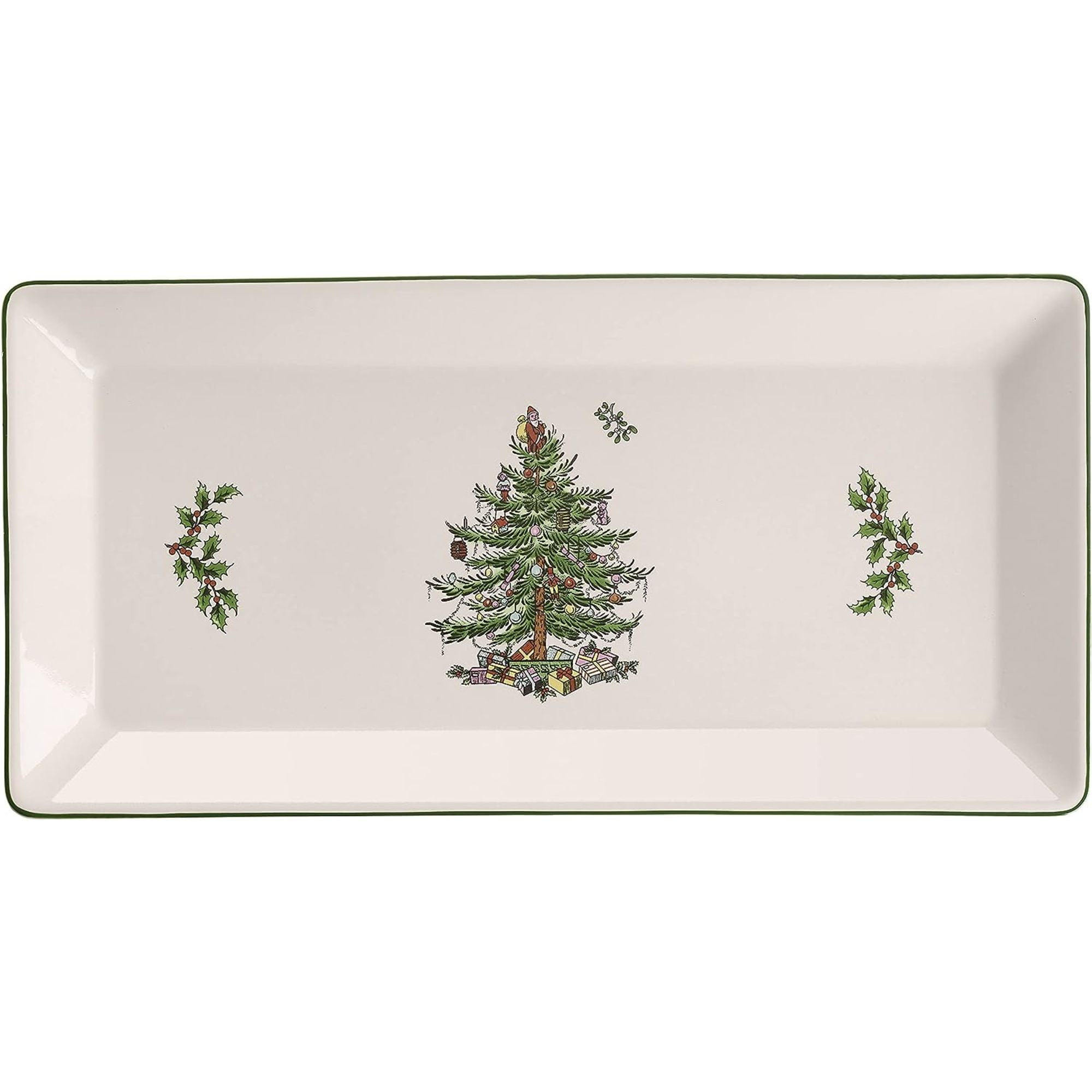 Spode Christmas Tree 14-Inch Rectangular Sandwich Tray, Porcelain ...