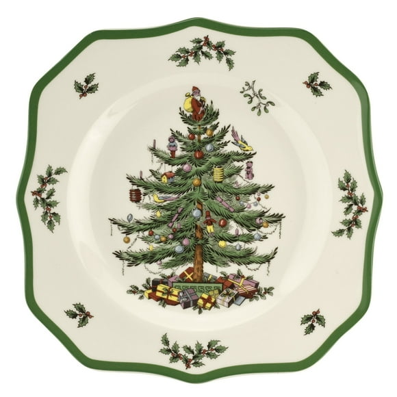 Christmas Etched Plate