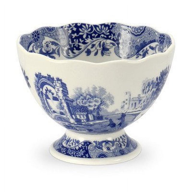 Spode Spode Blue Italian Footed Bowl - Walmart.com
