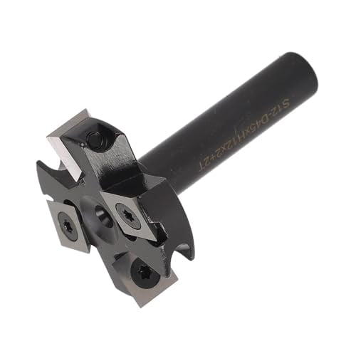 Spoilboard Surfacing Router Bit, 1-3/4 Inch Cut Diameter 12mm Shank 4 ...