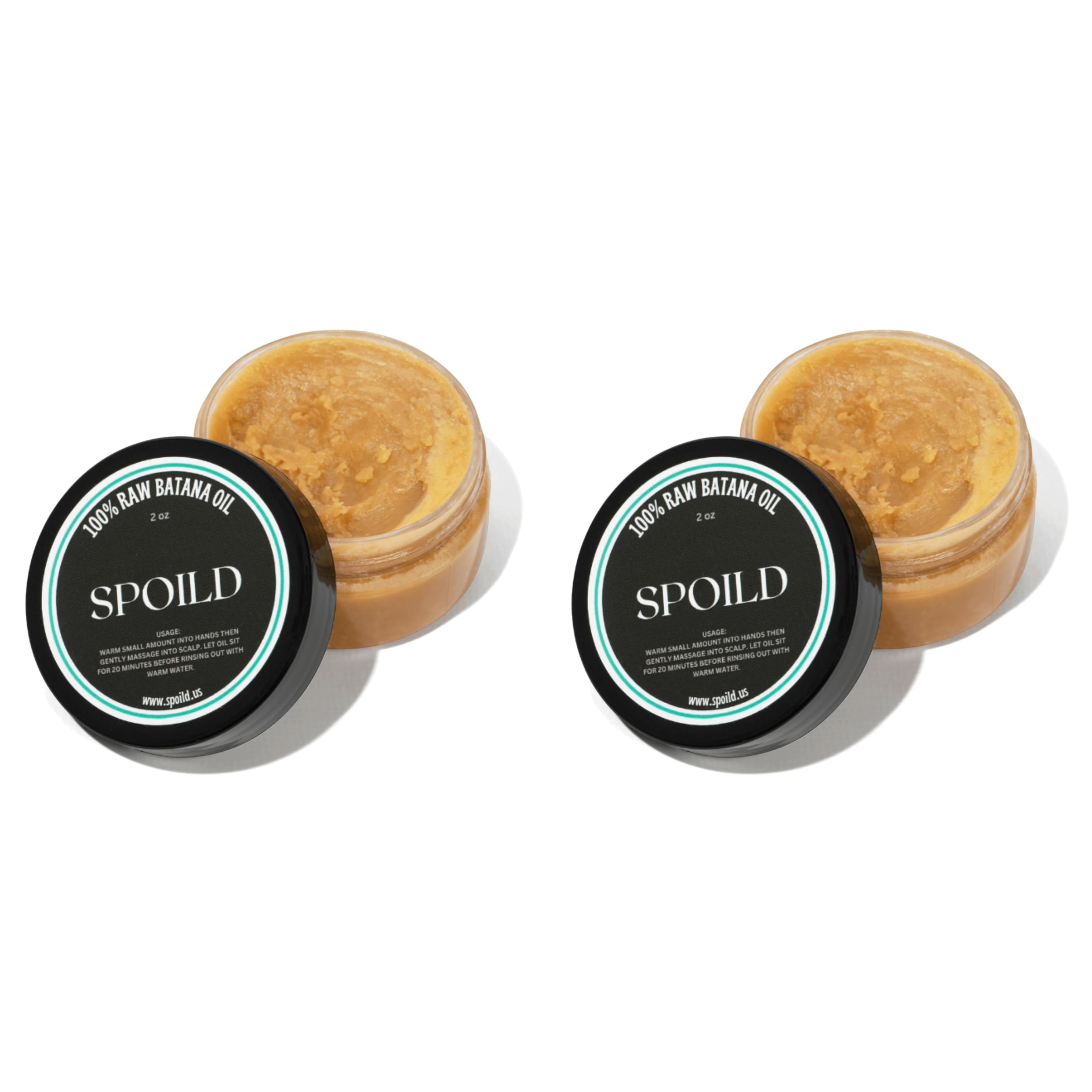 Spoild_Raw_Batana Oil for All Hair Types 2 oz/60 ml - 2 Pack - Walmart.com