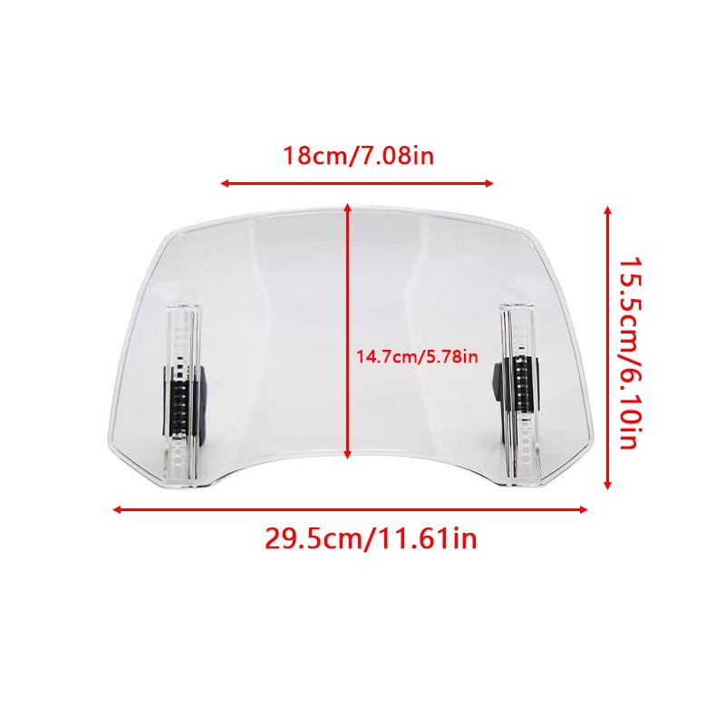 Spoiler Air Deflector Adjustable Windscreen Universal Fit for CF MOTO ...