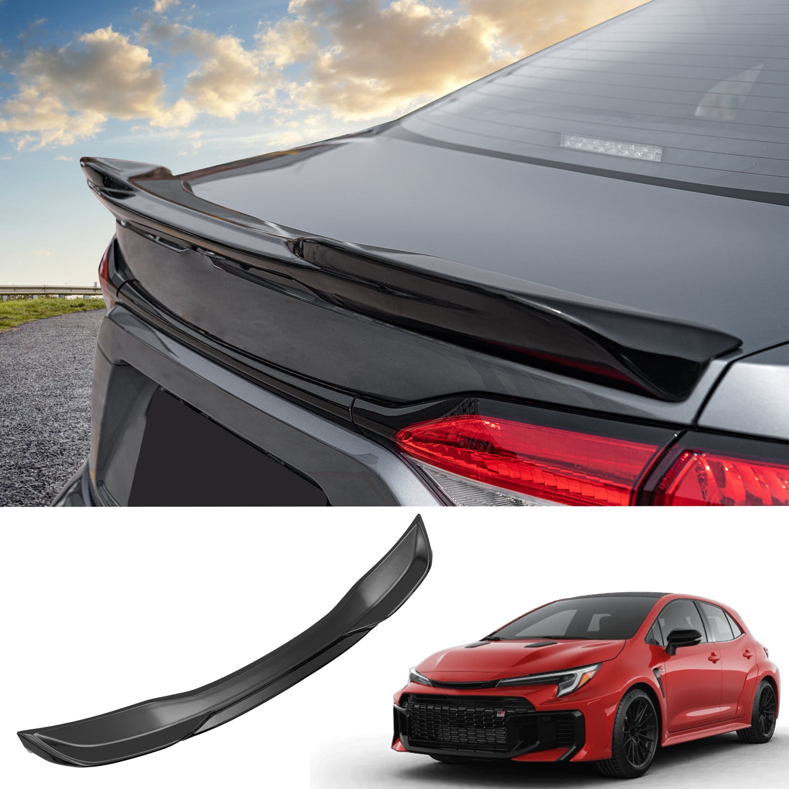 Spoiler Wing for 2020-2025 Toyota Corolla Sedan Rear Spoiler Trunk Rear ...