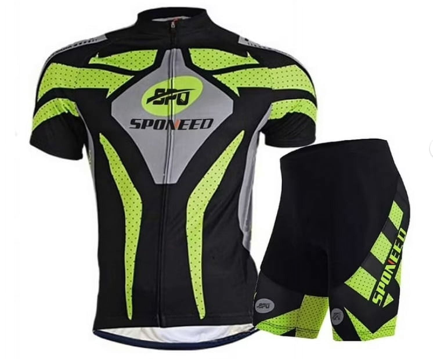 Sponeed Men’s Cycle Jersey Set Short Sleeve Road Bike Suit Bicycle Mens ...