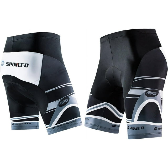 Sponeed Men's Cycle Shorts Biking Pants Gel Padding Bicycle Ride ...