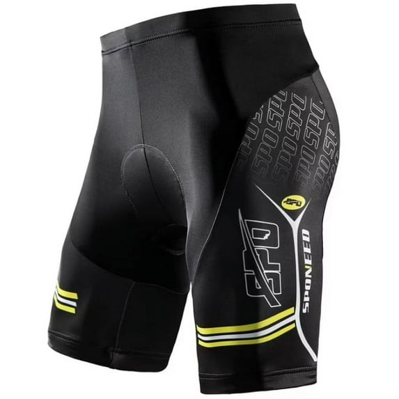 Sponeed Padded Cycling Shorts Men MTB Bicycle Tights Road Riding Pants Yellow M - Walmart.com