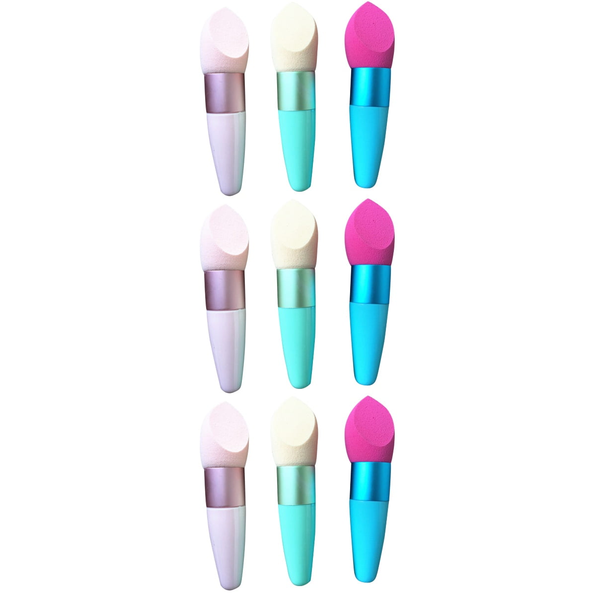 Sponge 3 Pieces Make up Powder Puff Silicone Makeup Applicator ...