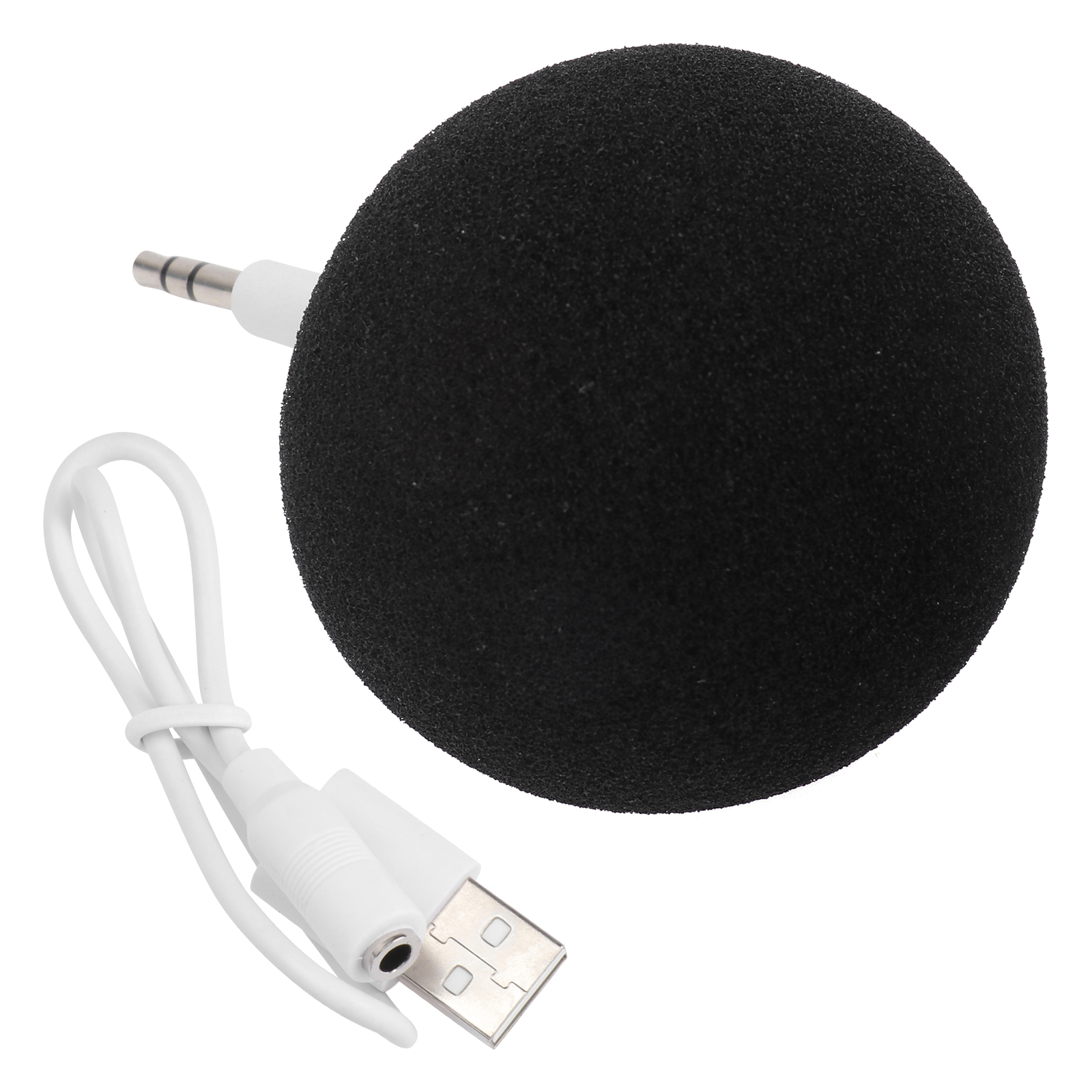 HOMEMAXS Portable Sponge Balloon Ball Mini Speaker with 3.5mm Audio ...