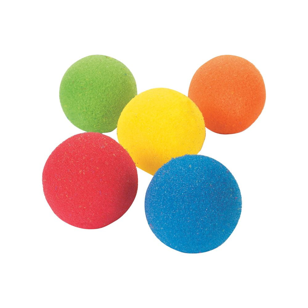 Walmart Small Bulk Kids Value Pack - Sponge Balls (2.5") Assortment ...