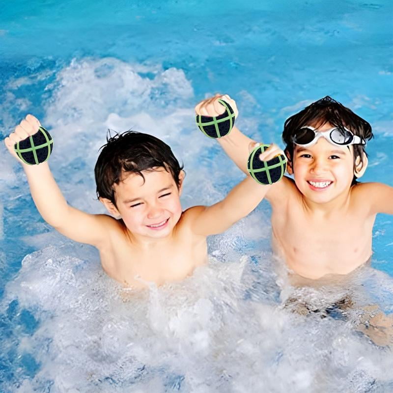 Sponge Balls Reusable Water Soaker Balls Water Balloons Fight ...