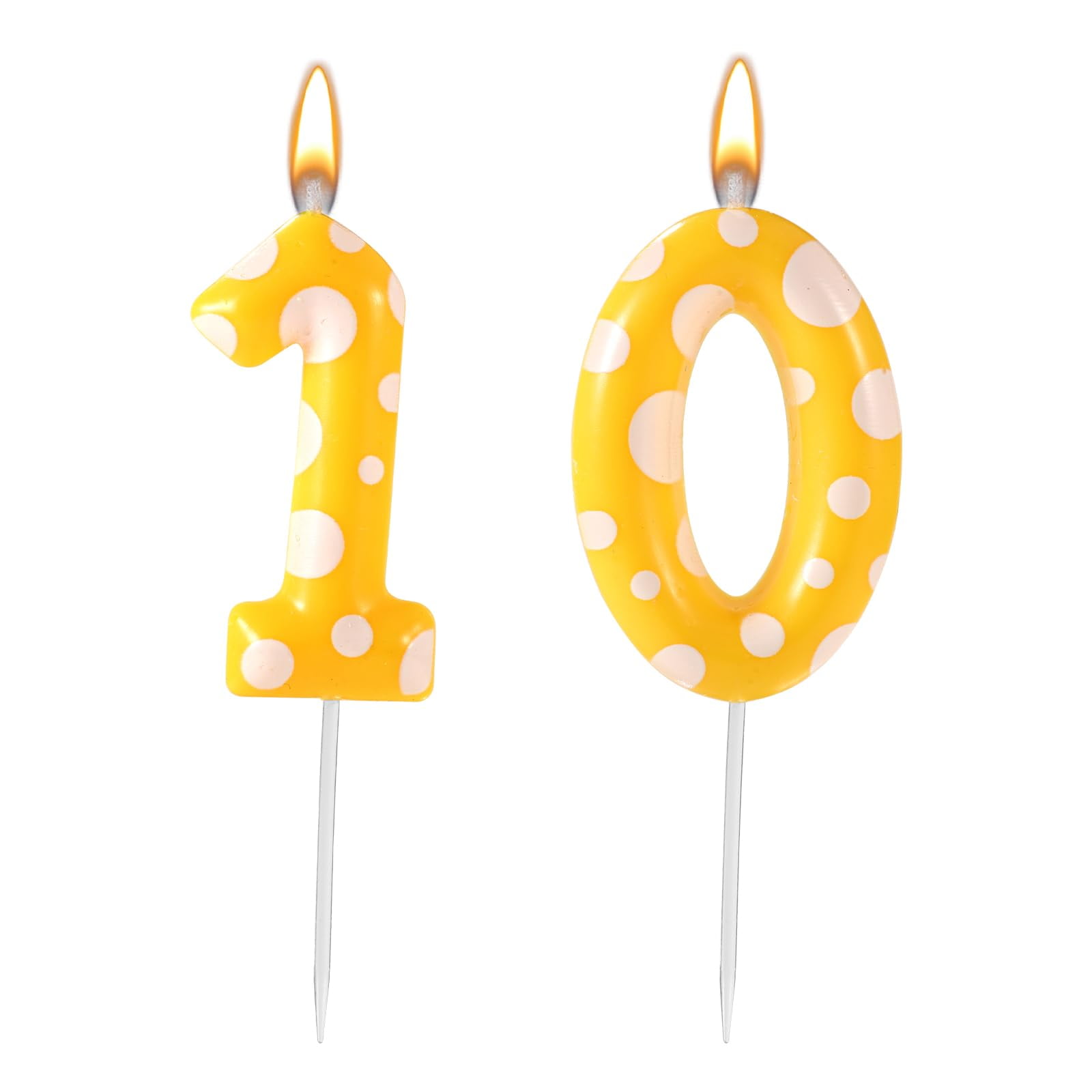 Sponge Birthday Number Candle, Birthday Cake Topper Party Candles for ...