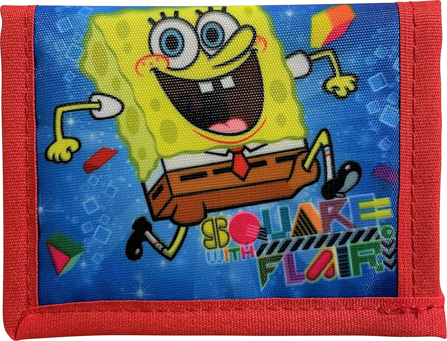Sponge Bob Little Boy Bifold Wallet With Zippered Pocket - Walmart.com