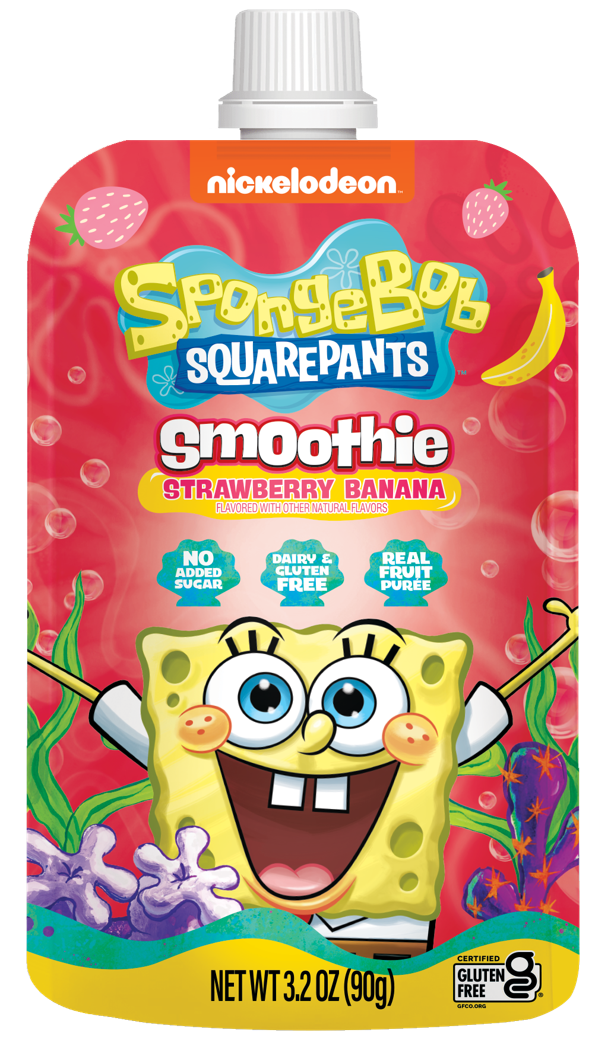 Sponge Bob Square Pants Ready to Drink Fruit Puree Smoothie ...