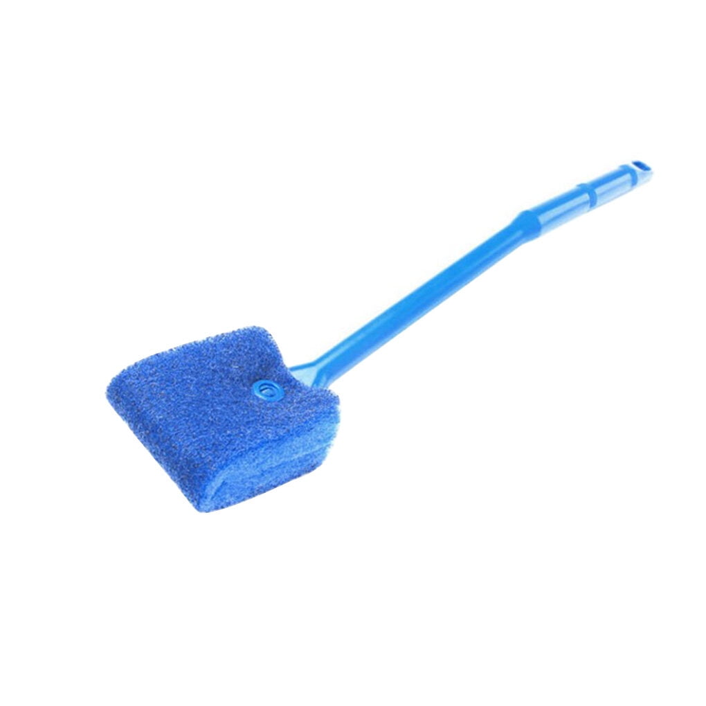 Sponge Cleaning Brush Long handle Fish Tank Aquarium Scrubbing Scourer ...