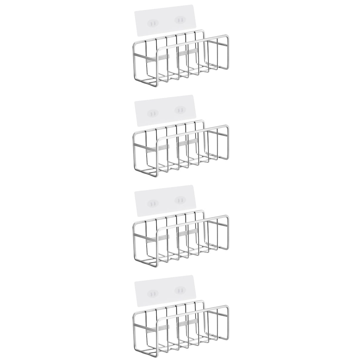 Sponge Drainer Multifunction Storage Shelves Stainless Steel Holder ...