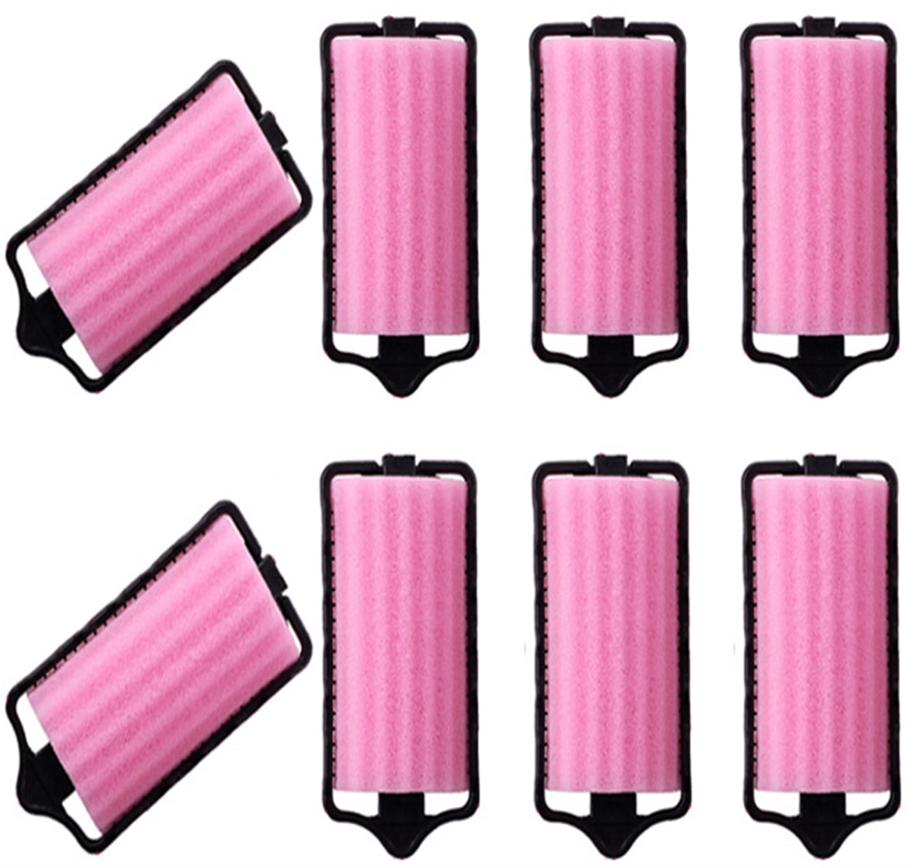 Sponge Hair Rollers,Bexikou 8 Pcs Soft Sleeping Hair Curlers, Flexible ...