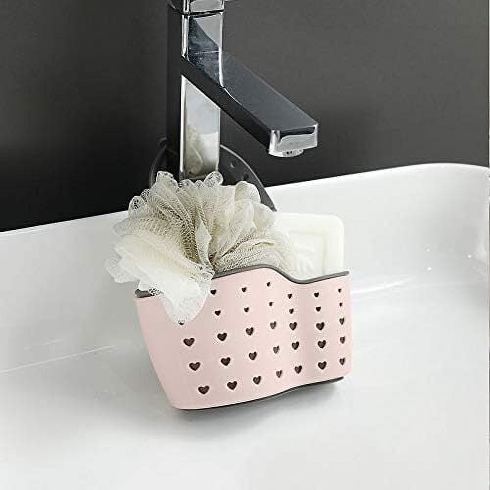 Sponge Holder, Kitchen Sink Caddy Sponge Holder Hang Basket with ...