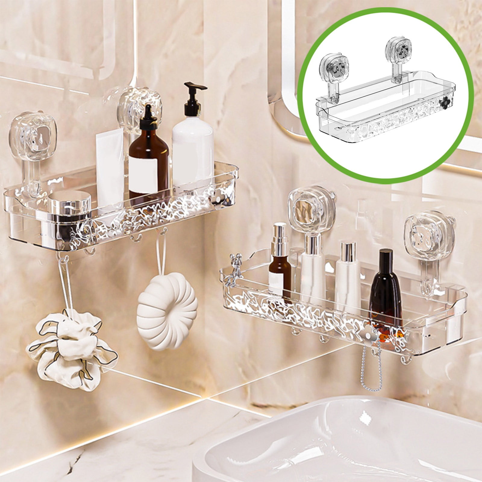 Sponge Holder for Kitchen Sink;Suction Cup Sponge Rack Kitchen Sink ...