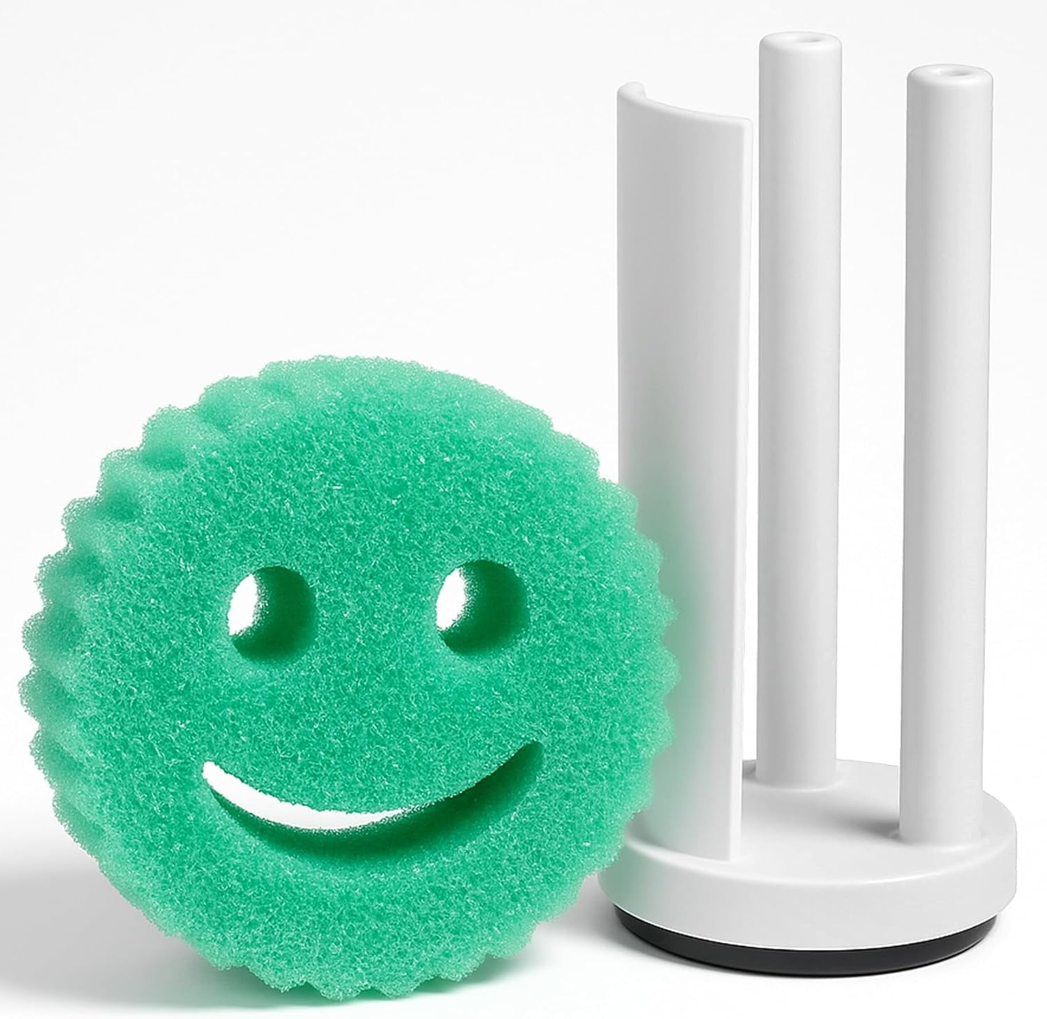 Sponge Holder for Smiley Sponges with Suction Base, Countertop/Under ...