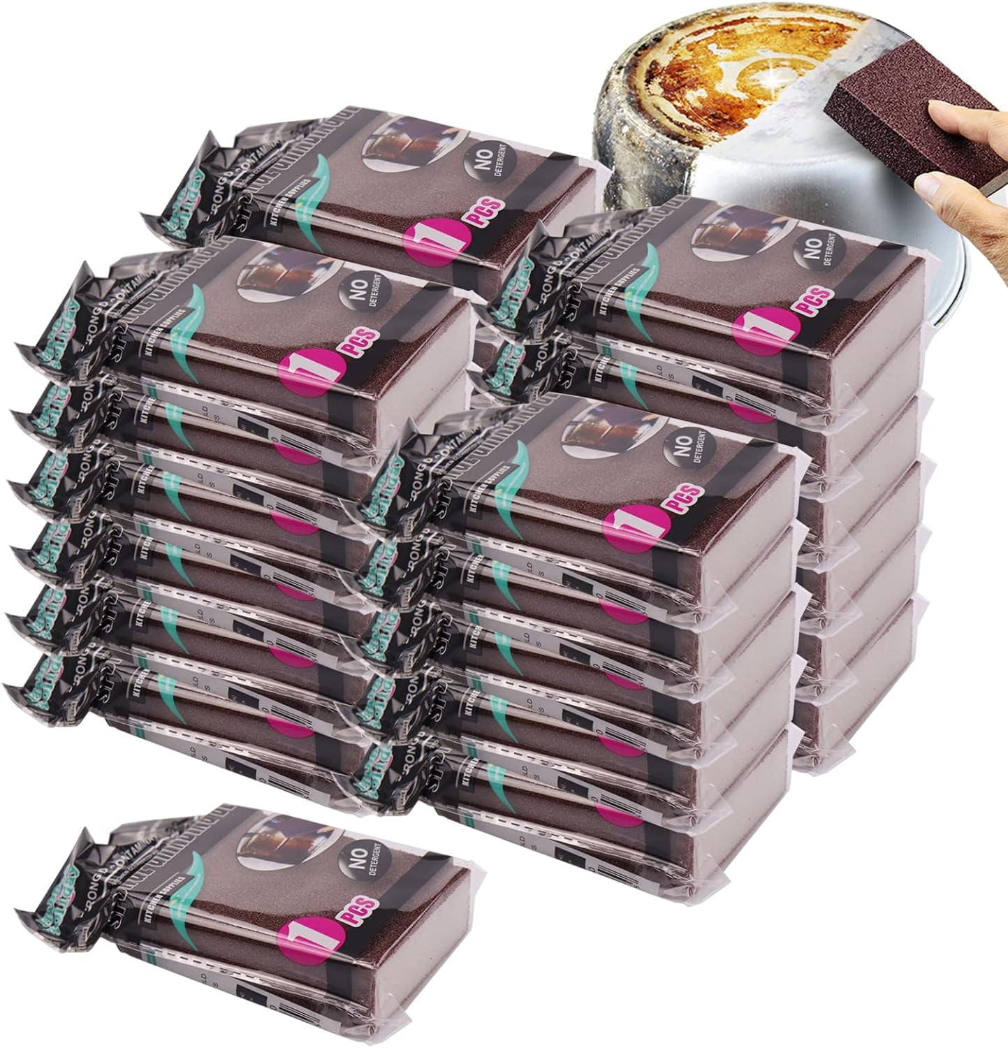 Sponge Individually Wrapped, Carborundum Sponge Nano Emery Sponges ...