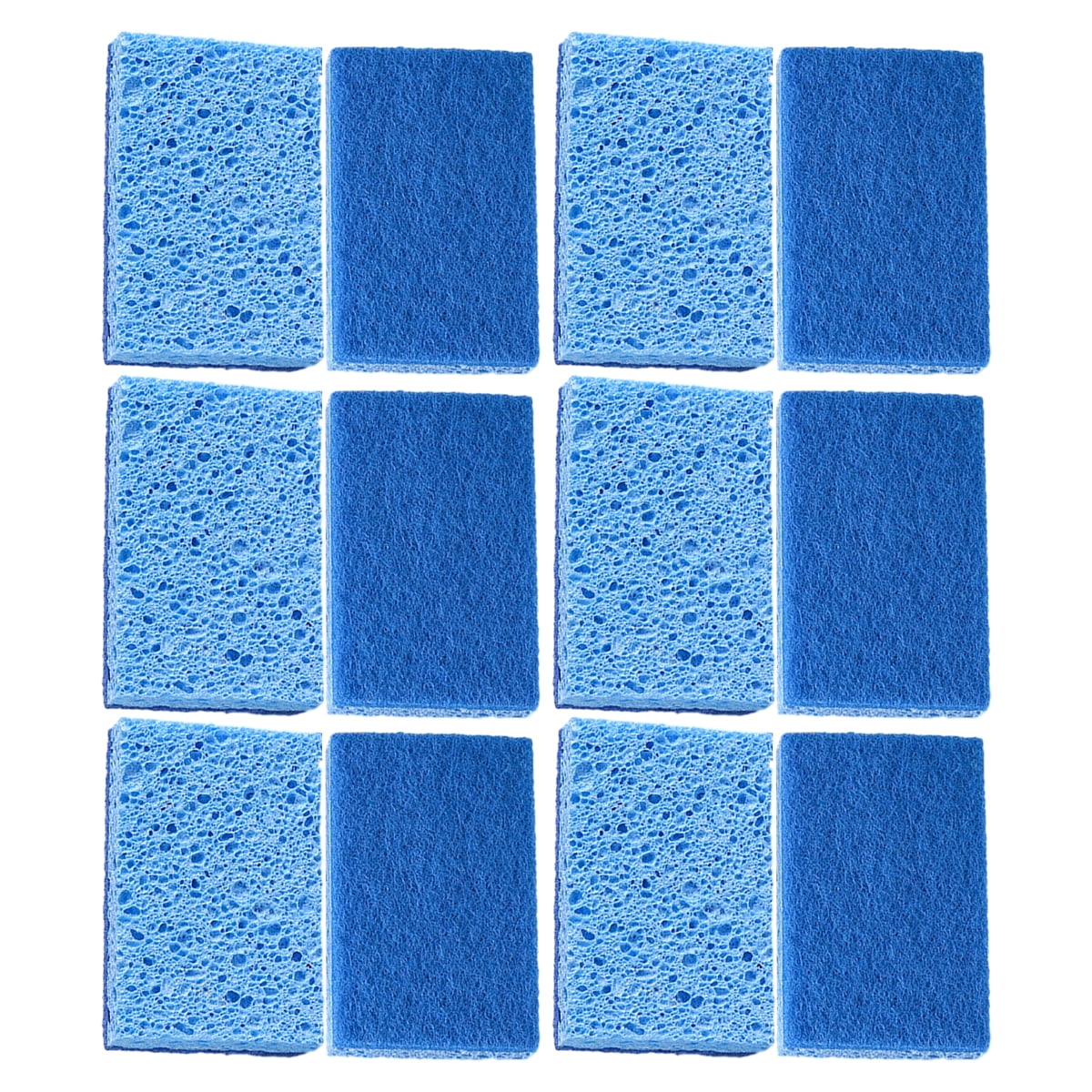 Sponge Kitchen Sponge Heavy Duty, Cellulose Sponge With Washing Pad For ...