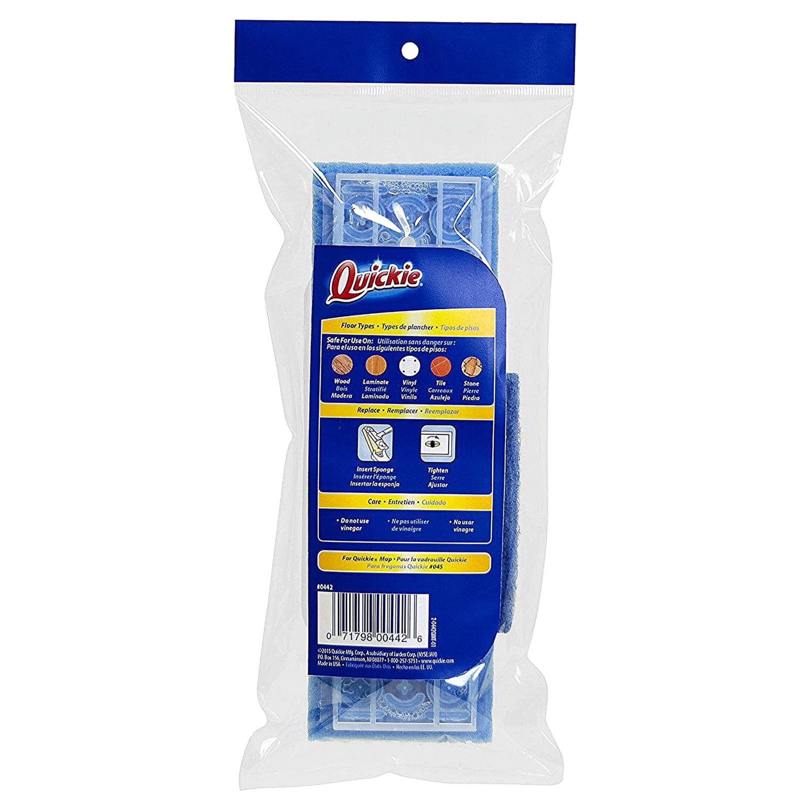 Quickie Automatic Sponge Mop Head Refill, Yellow, Super-Cell Sponge ...