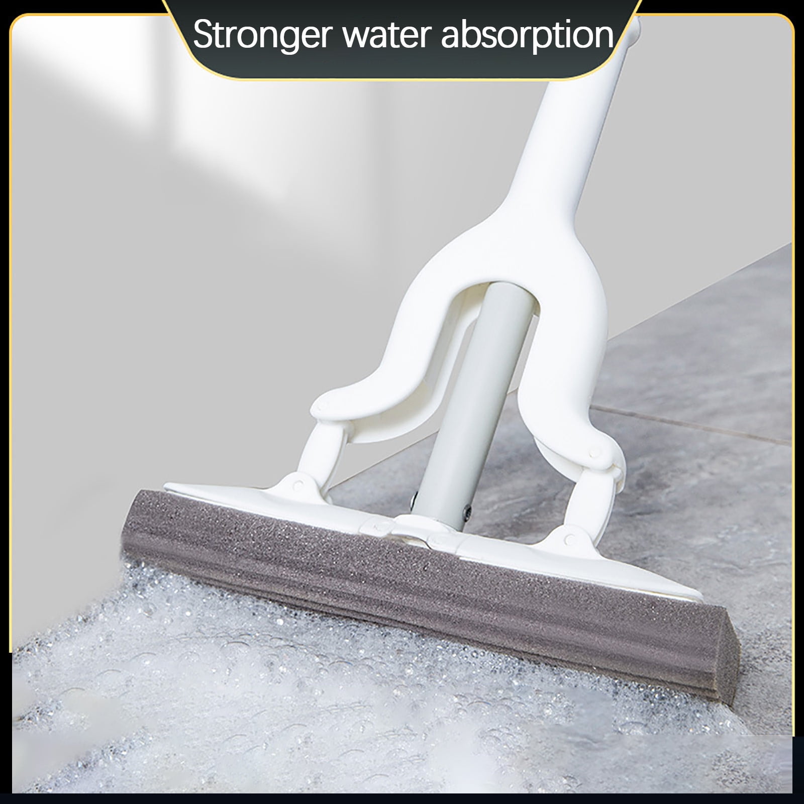 Sponge Mop, Household Mop, Dry and Wet, No Hand Washing, Folding Water ...
