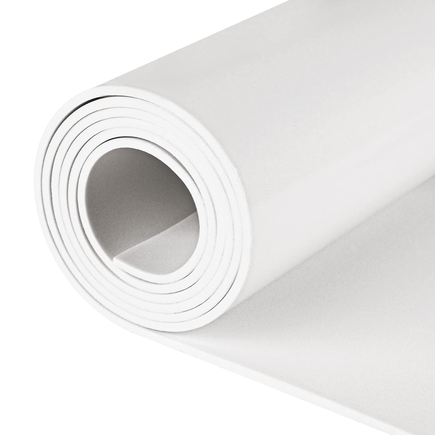 Sponge Neoprene Foam Rubber Sheet with Adhesive, 12 in x 59 in x 1/8 in ...