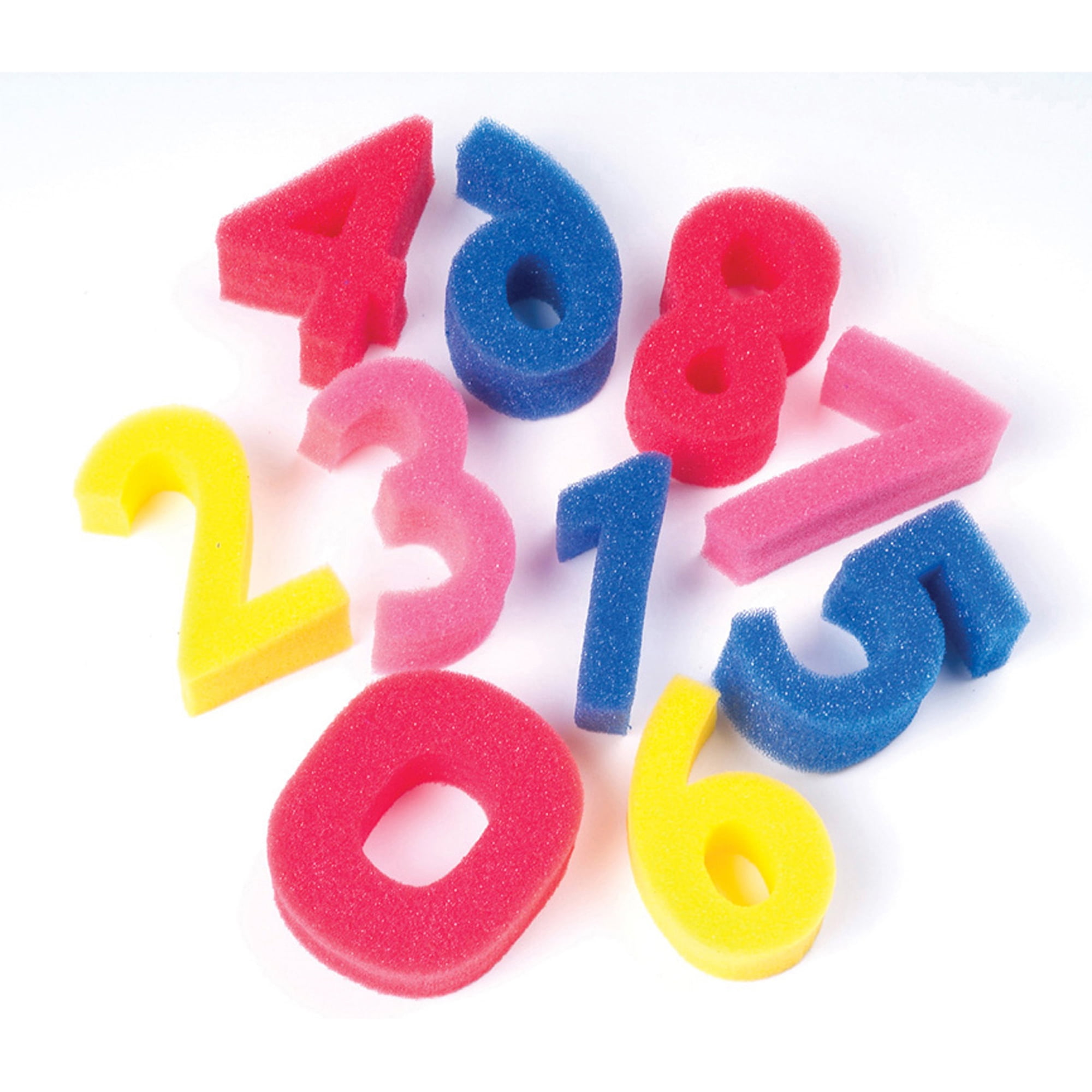 Sponge Numbers Set, 10 Per Set, 6 Sets - Walmart.com