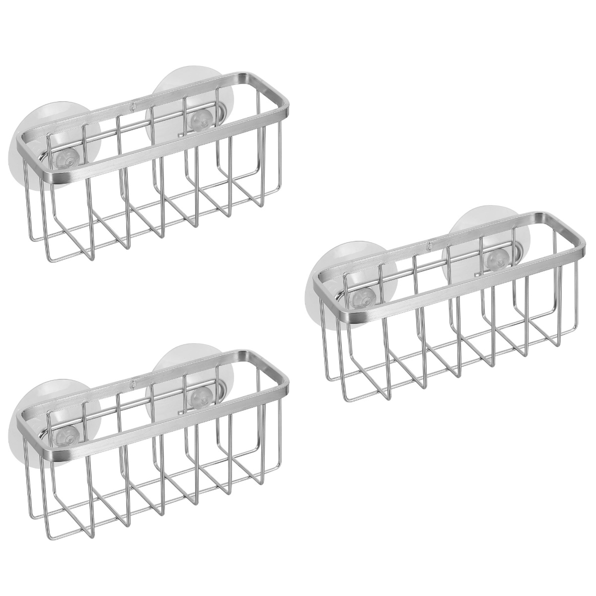 Sponge Rack for Kitchen Sink Holder Draining Basket Dish Rag Shelf Set ...