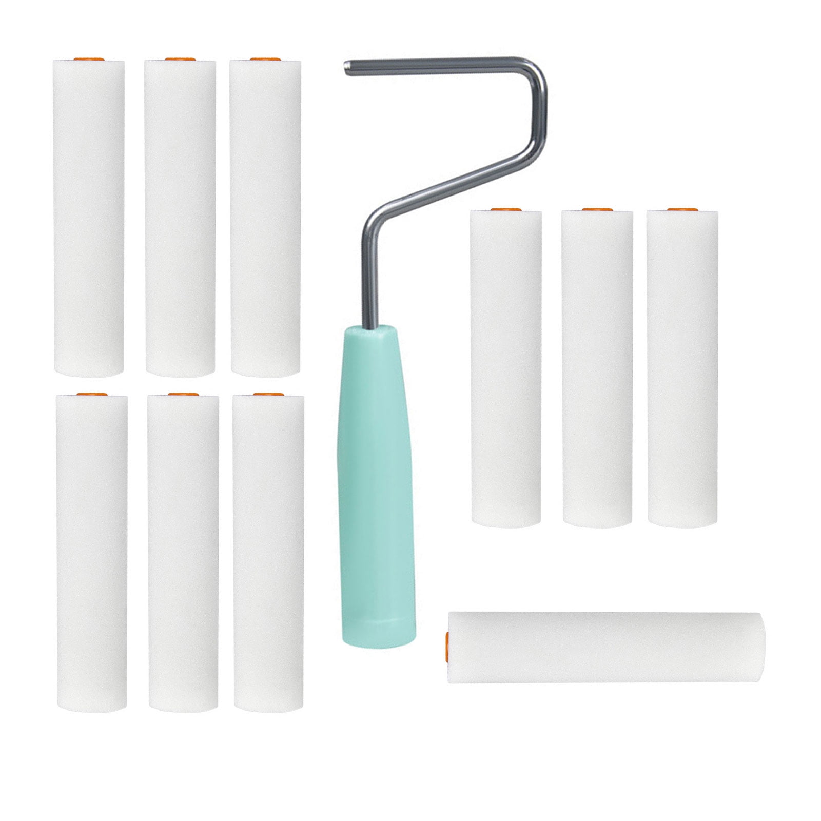 Sponge Roller Brush Set Ergonomic Thumb Rest Design Foam Paint ...