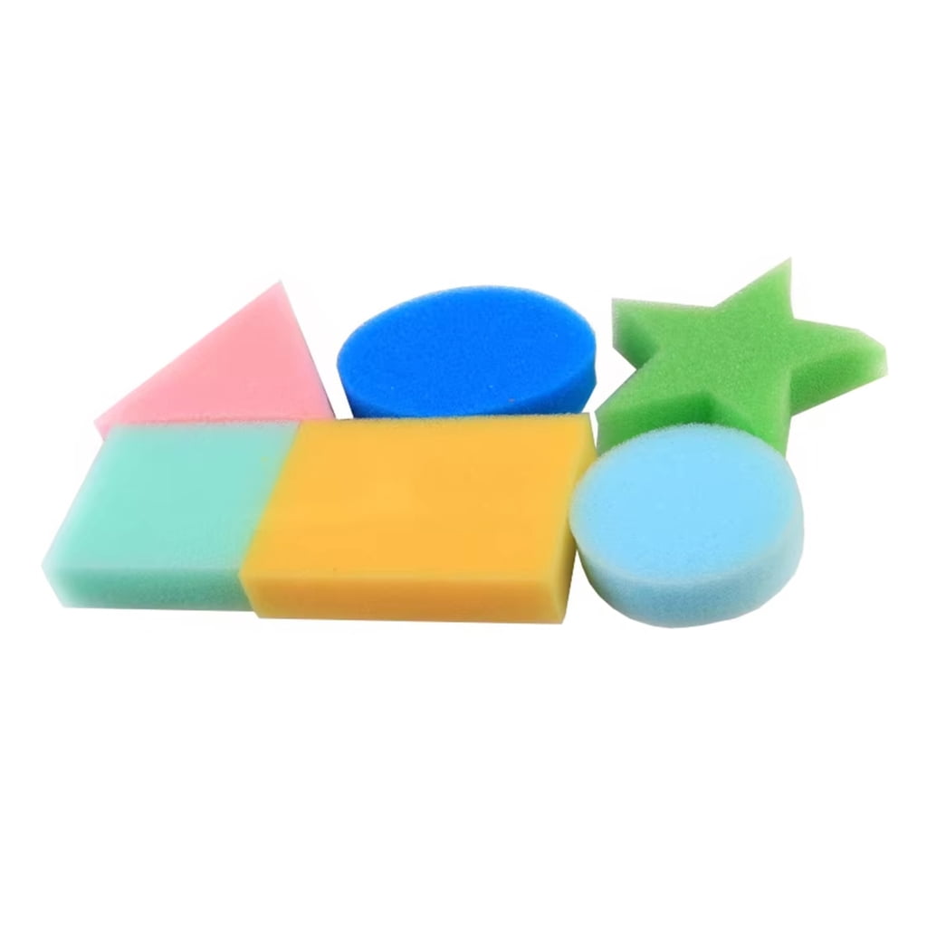 Sponge Stamper Painting Sponge Shapes Sponge Models Art Craft Drawing ...