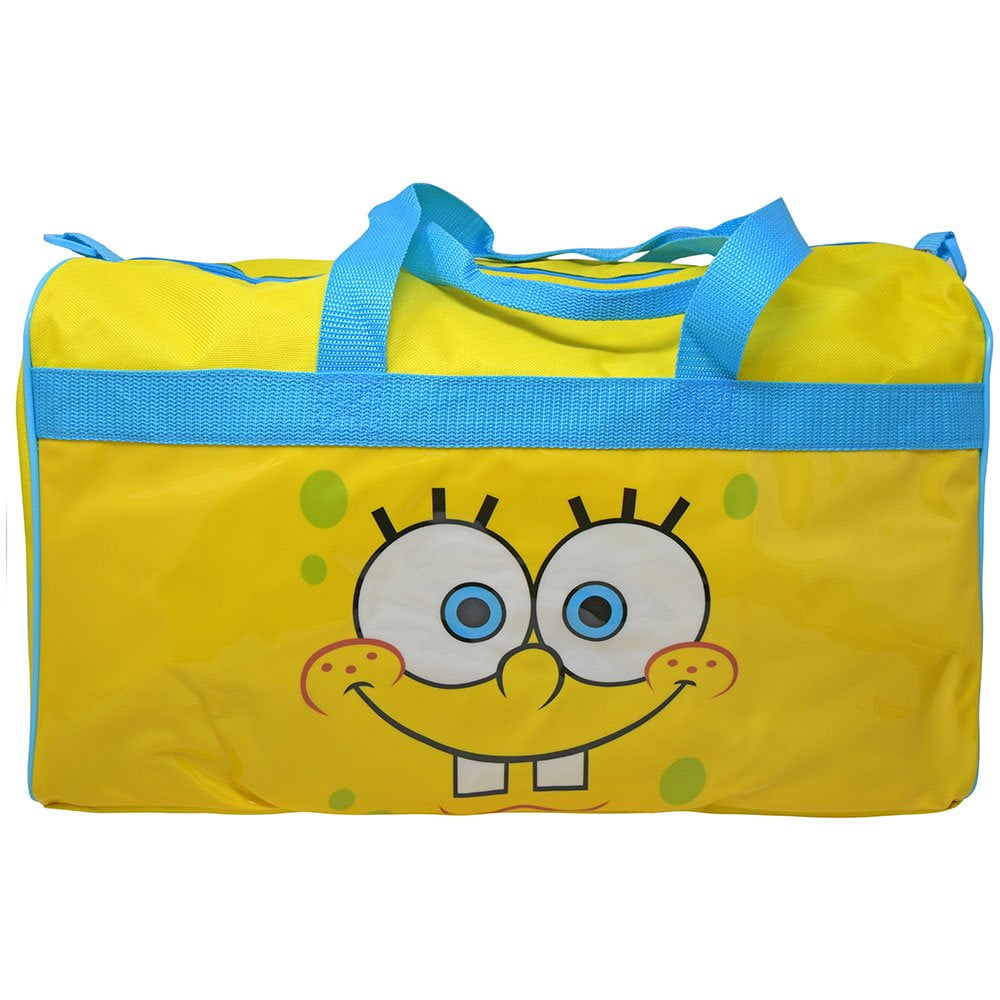 SpongeBob 600D Polyester Duffle Bag with printed PVC Side Panel ...