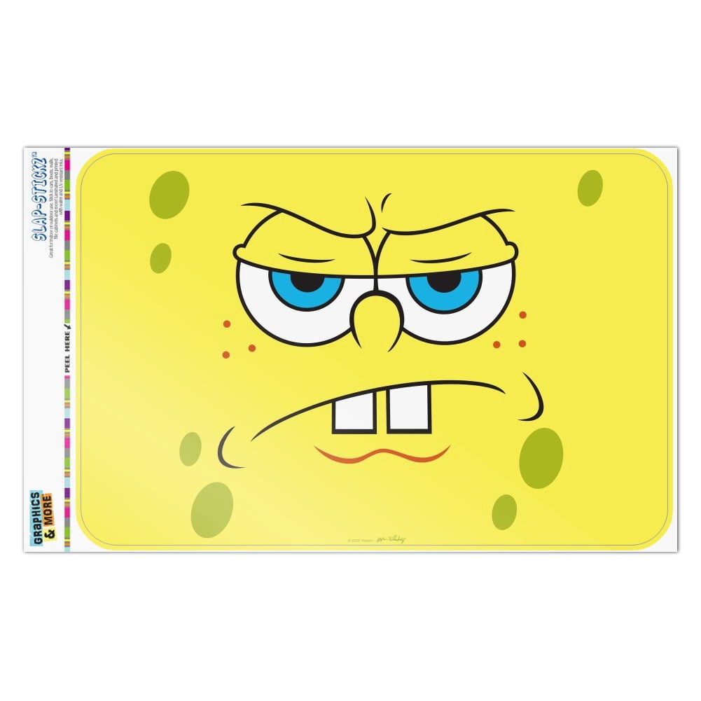 SpongeBob Angry Face Home Business Office Sign - Walmart.com
