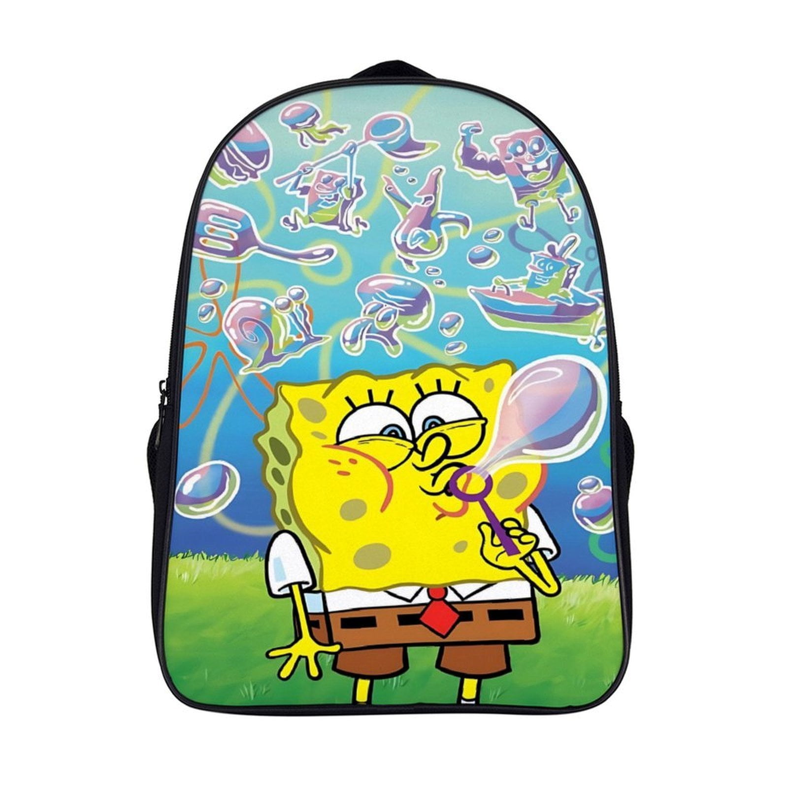 SpongeBob Bag (3) Trendy Cartoon Anime Computer Backpack - 16-inch ...