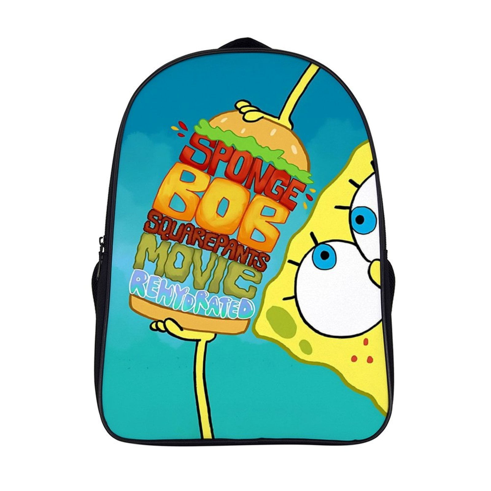 SpongeBob Bag (4) Trendy Cartoon Anime Computer Backpack - 16-inch ...