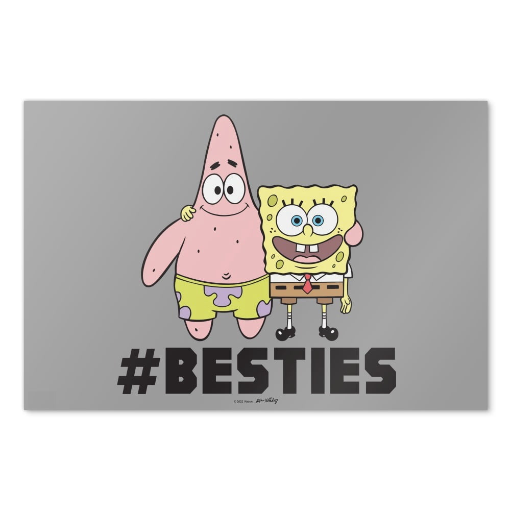 SpongeBob Besties Wall Art Picture Paper Poster Décor Home Decoration ...