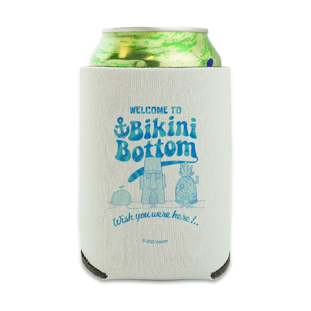 SpongeBob Bikini Bottom Welcome Can Cooler - Drink Sleeve Hugger ...